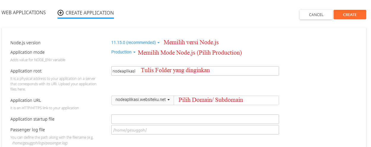 Cara Deploy Aplikasi NodeJS di cPanel