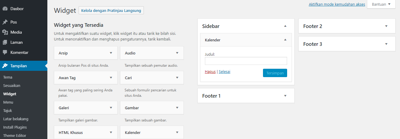 Cara Mengatur Tampilan pada WordPress Agar Lebih Menarik